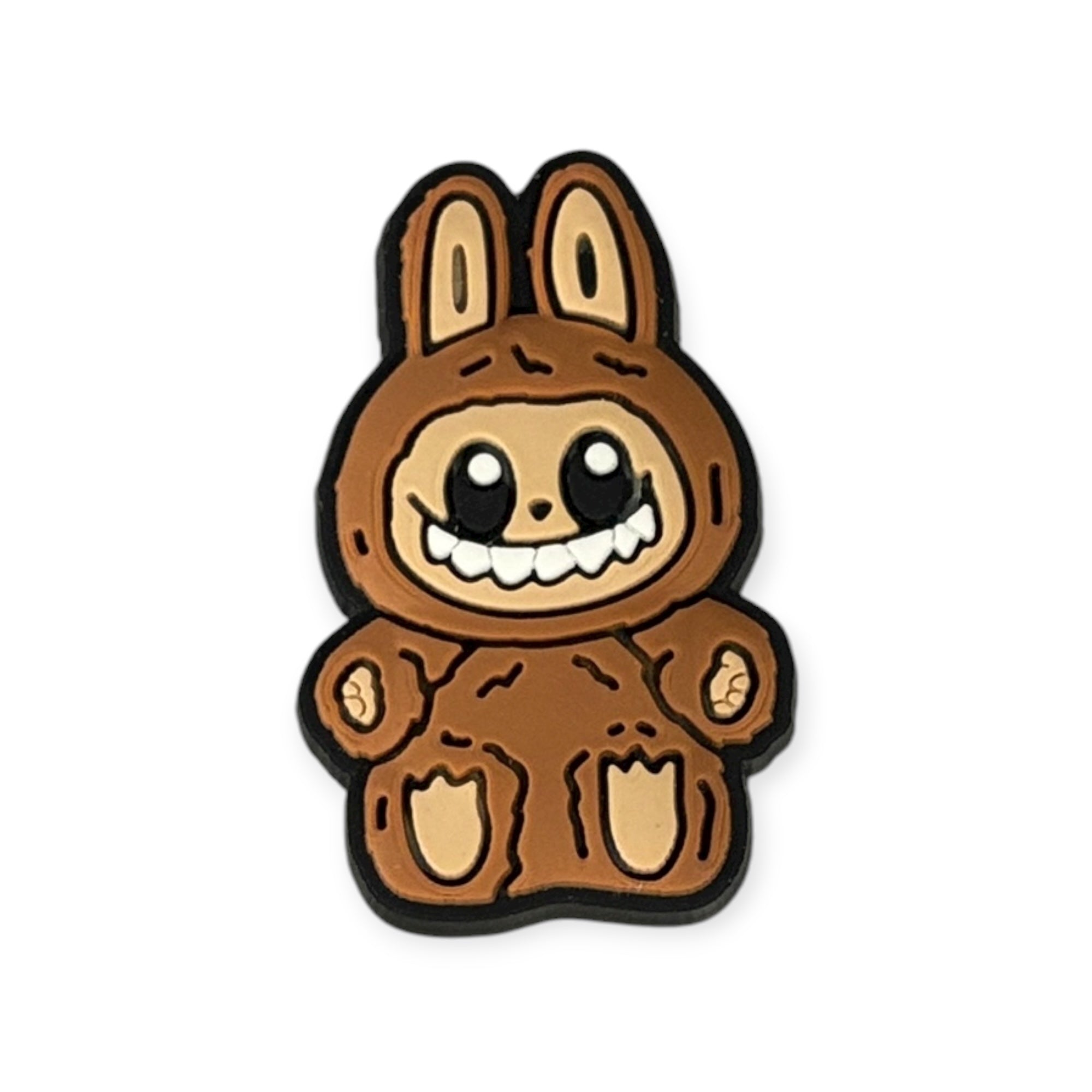 Brown Sitting Labubu | 128 – Charm Store